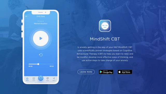 MindShift Cognitive Behavioural Therapy App - Healthy Aging CORE Alberta